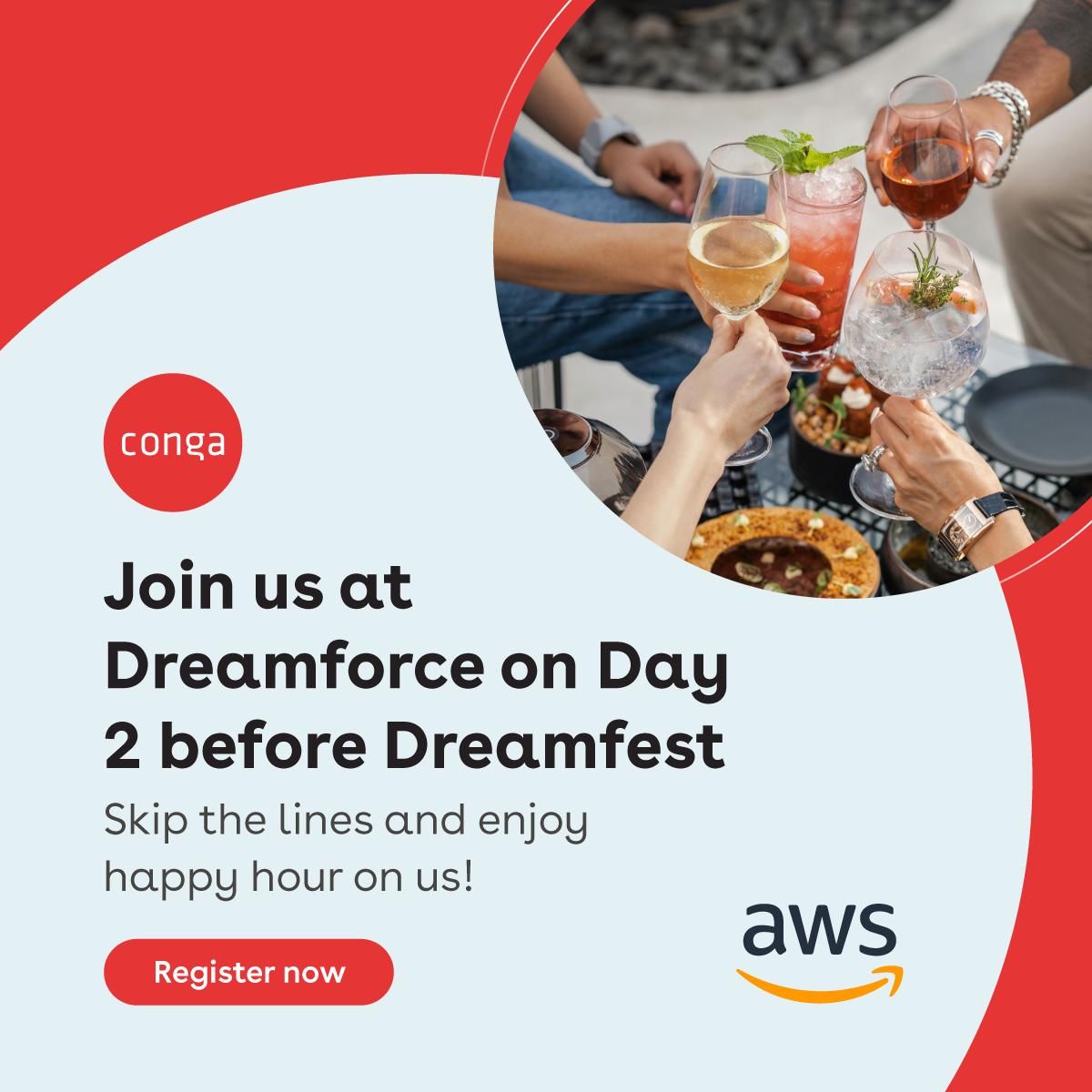 Pre-Dreamfest with Conga & AWS